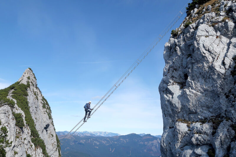 Via ferraty w Austrii - Mountain Climbing School